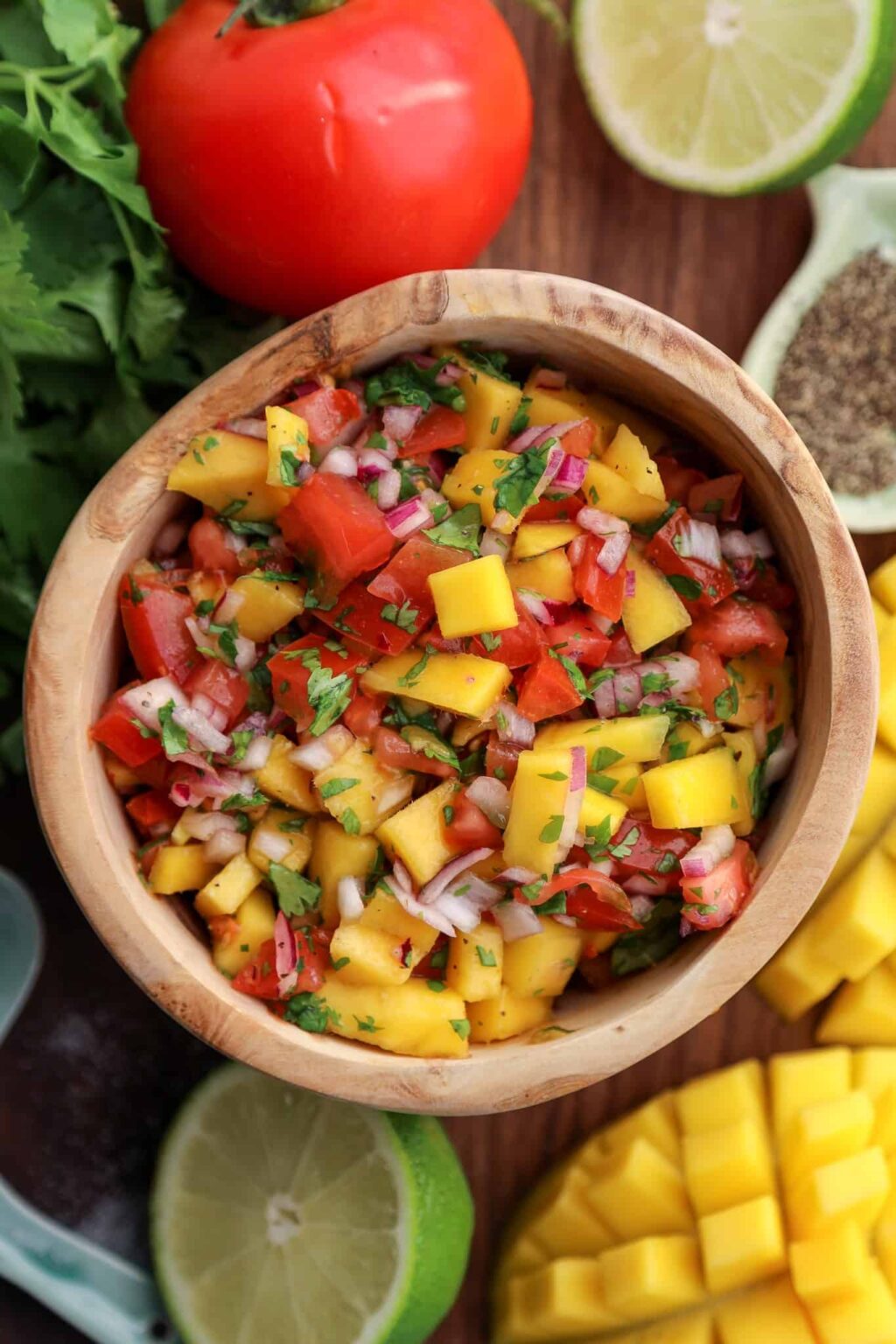 Mango Pico De Gallo - The Flavor Hedonist