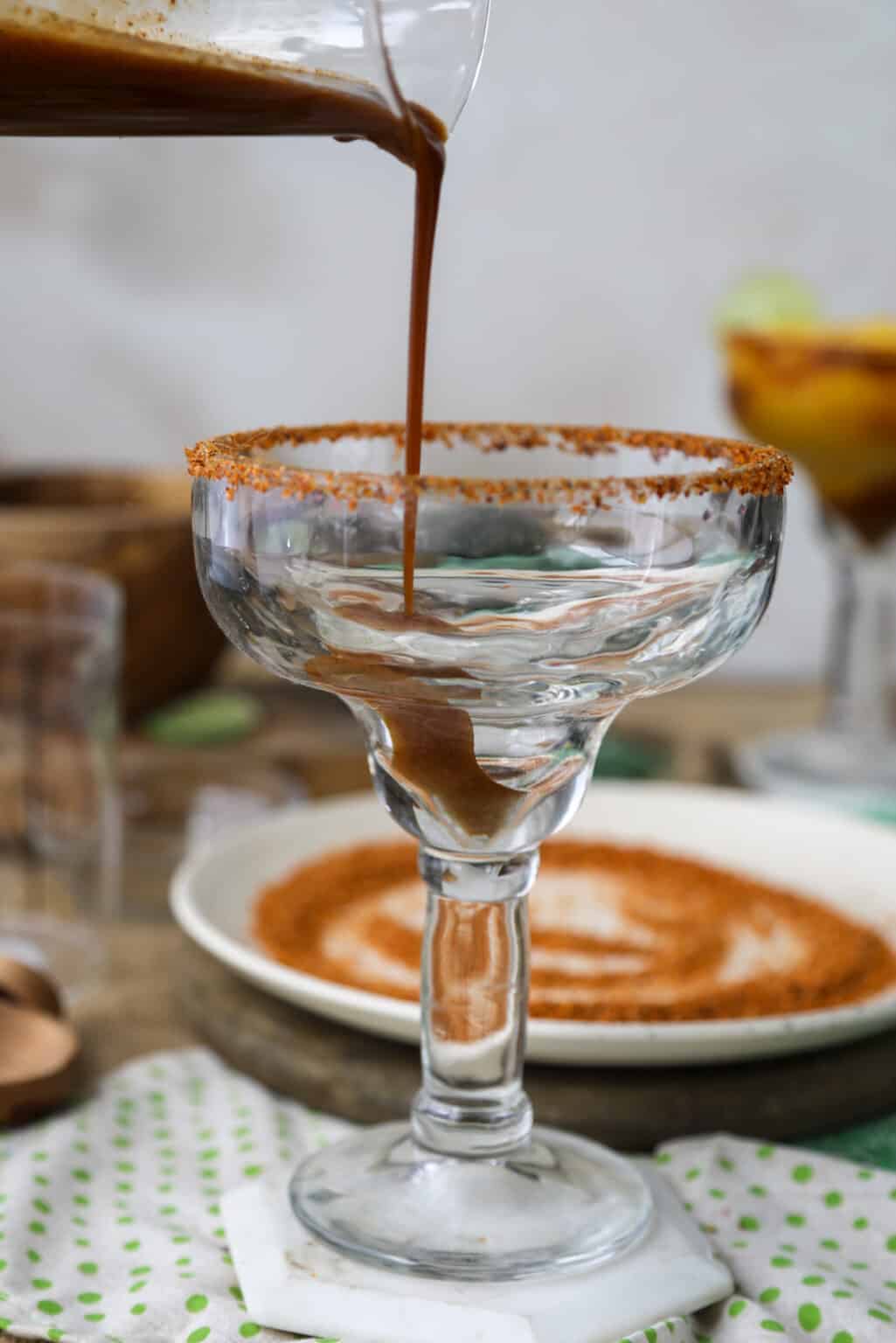 Frozen Mango Chamoy Margarita - The Flavor Hedonist