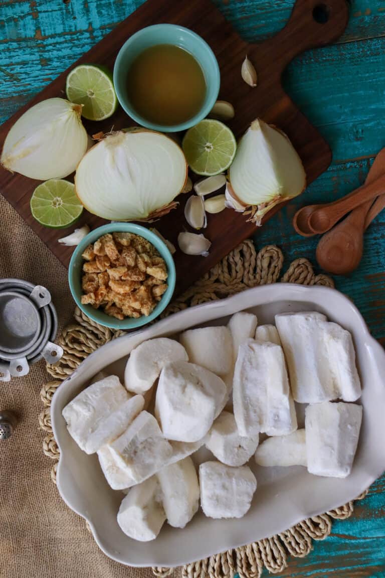 Yuca con mojo cubano - The Flavor Hedonist
