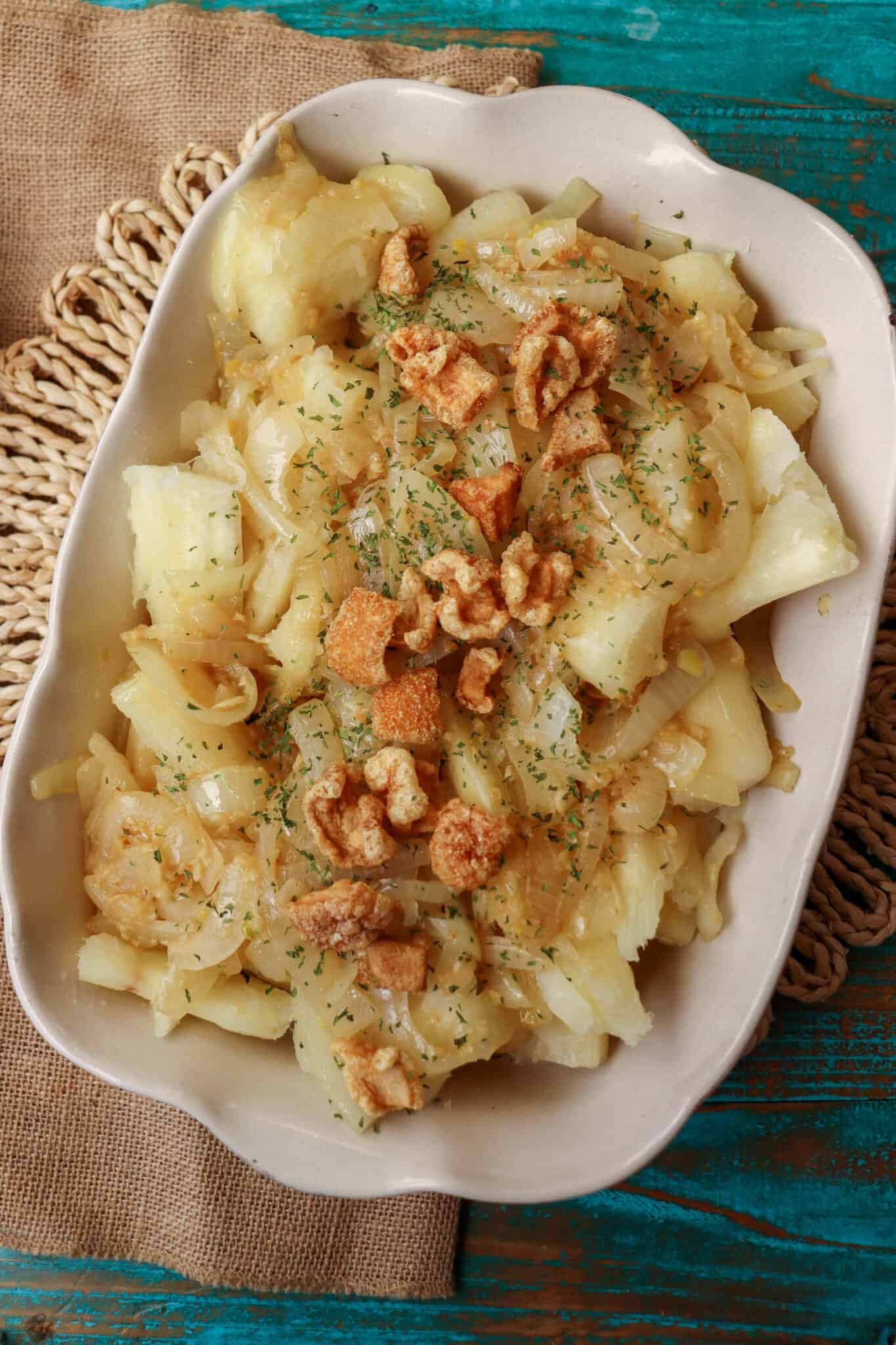 Yuca con mojo cubano - The Flavor Hedonist