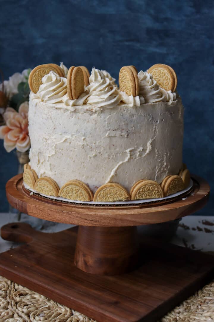 Golden Oreo Cake - The Flavor Hedonist