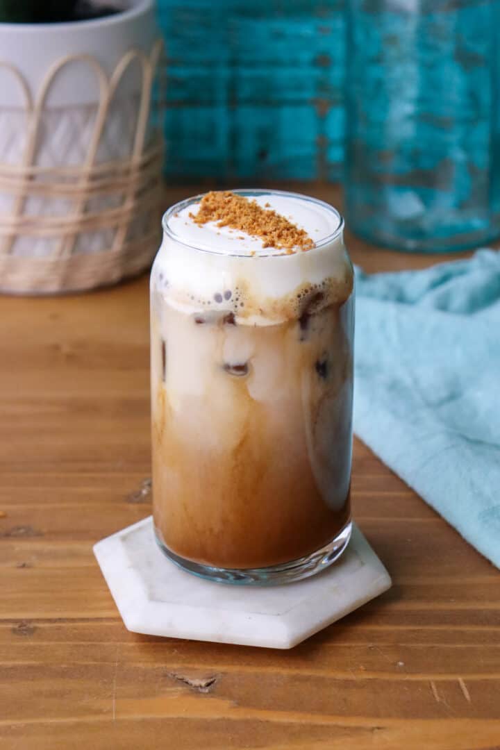 Biscoff Iced Latte - The Flavor Hedonist