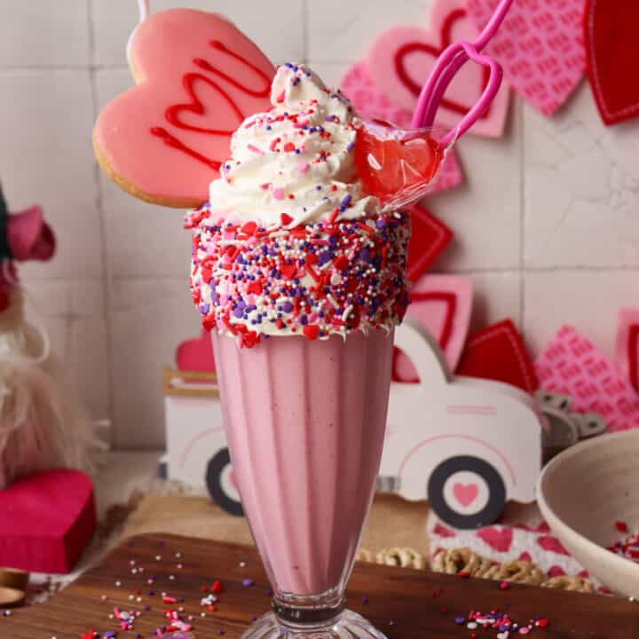 Valentine's Day Milkshake - The Flavor Hedonist