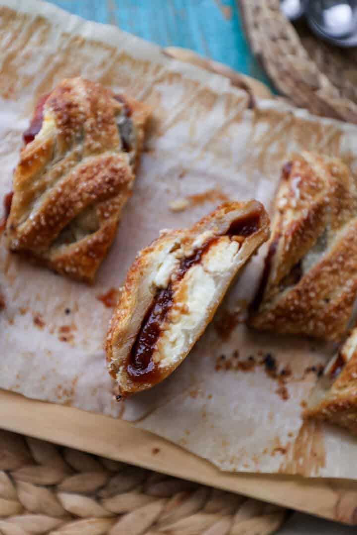 Guava and Cheese Braided Strudel - The Flavor Hedonist