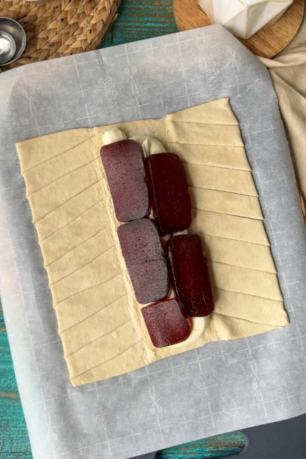 Guava and Cheese Braided Strudel - The Flavor Hedonist